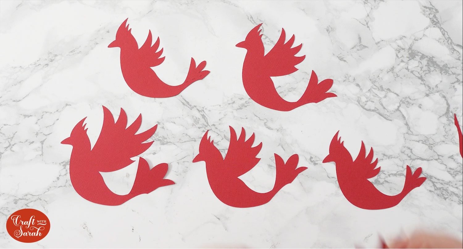 CCC 2023 Day 09 ☃️ Hanging Bird Decorations - Craft with Sarah