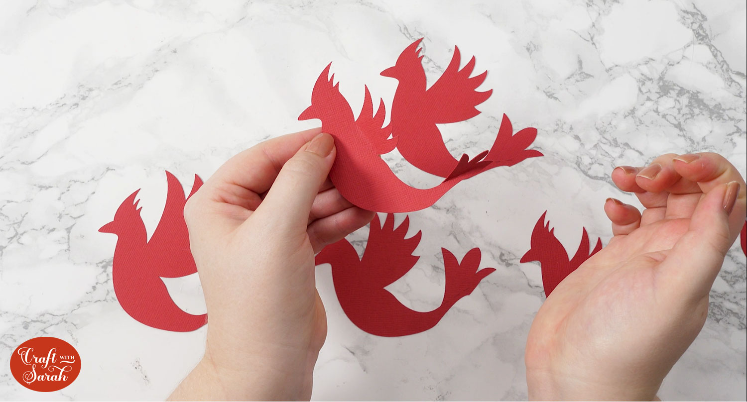 CCC 2023 Day 09 ☃️ Hanging Bird Decorations - Craft with Sarah