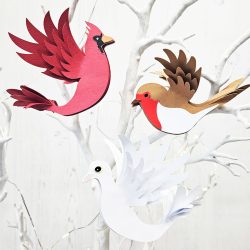 CCC 2023 Day 09 ☃️ Hanging Bird Decorations - Craft with Sarah