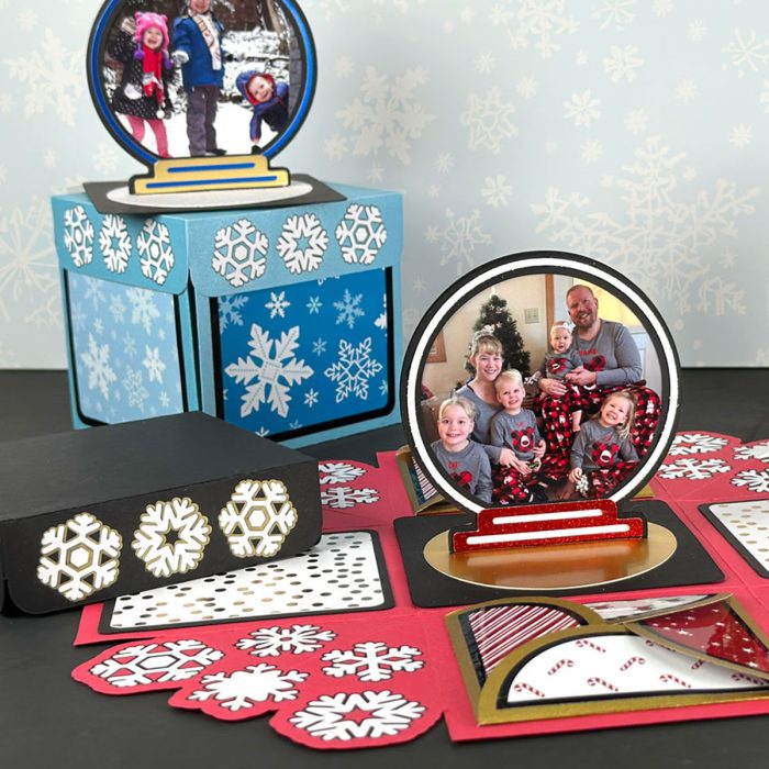 CCC 2023 Day 12 ☃️ Photo Globe Surprise Explosion Box - Craft with Sarah