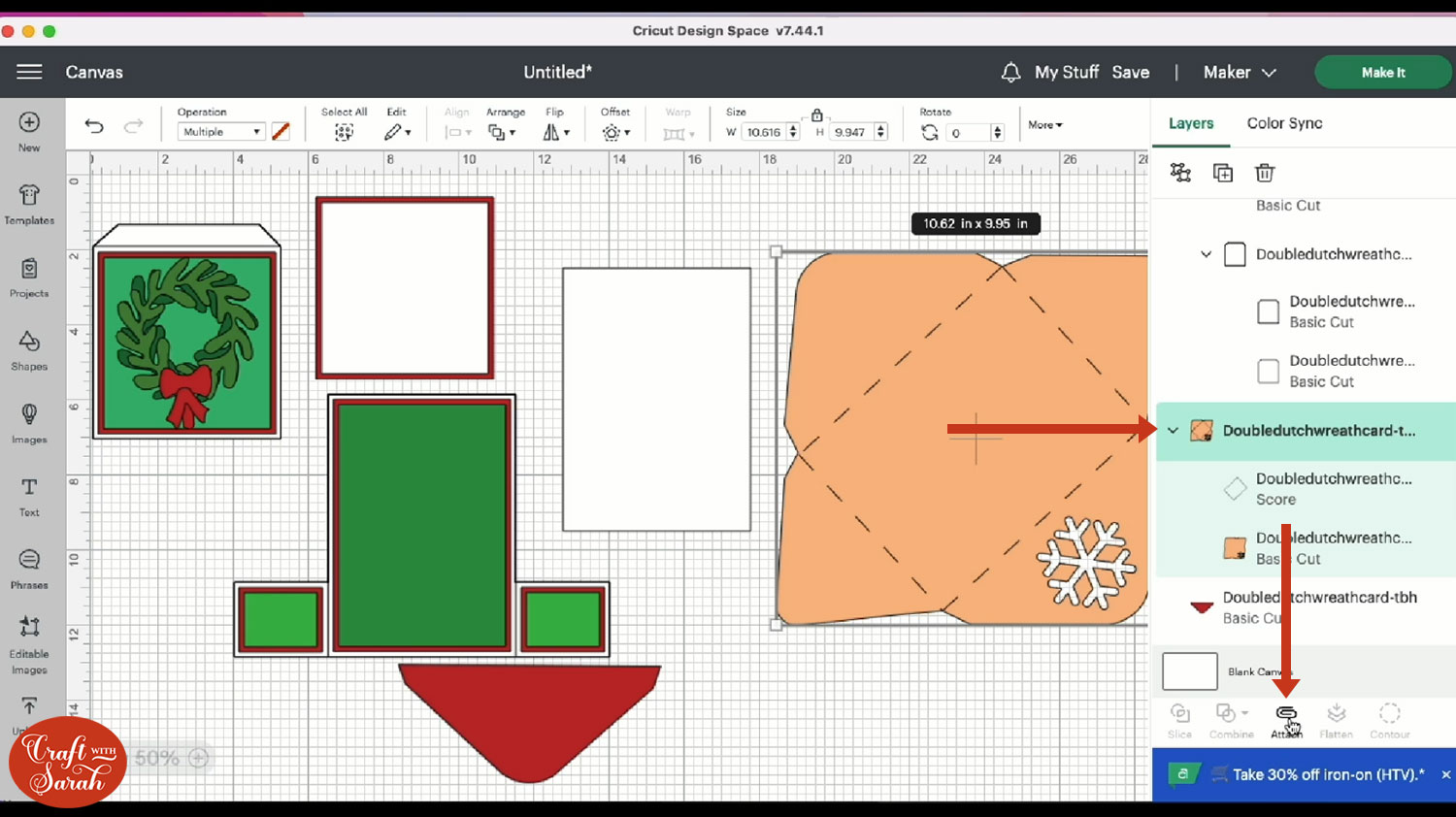 CCC 2023 Day 16 ☃️ Double Dutch Card - Craft with Sarah