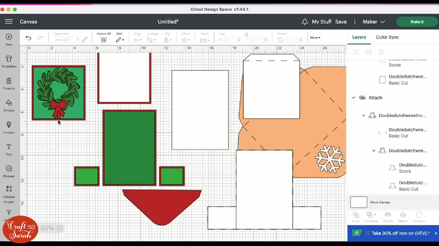 CCC 2023 Day 16 ☃️ Double Dutch Card - Craft with Sarah