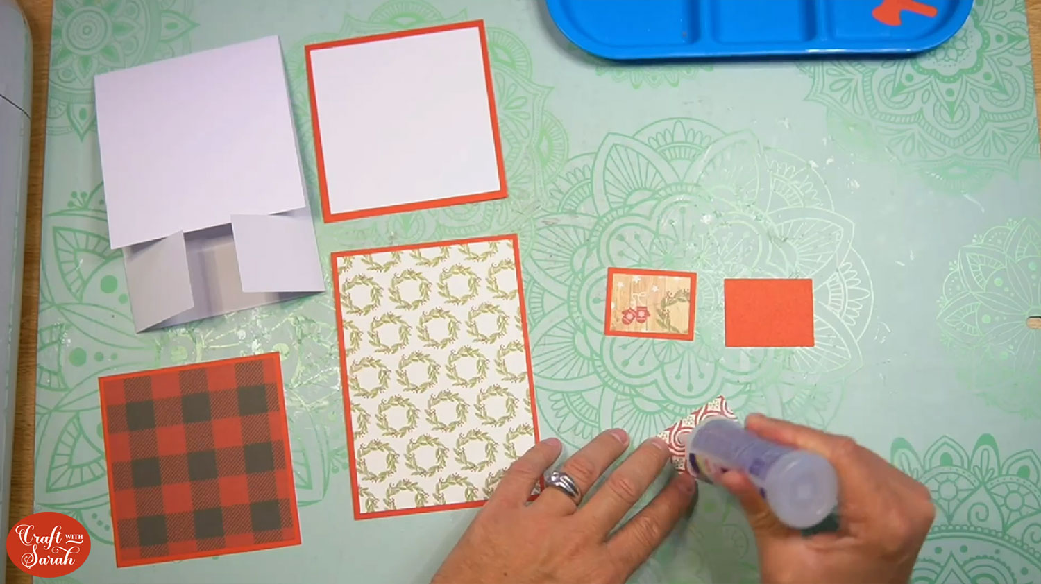 CCC 2023 Day 16 ☃️ Double Dutch Card - Craft with Sarah