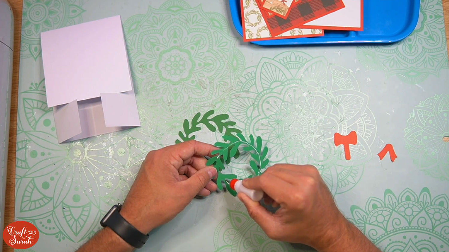 CCC 2023 Day 16 ☃️ Double Dutch Card - Craft with Sarah