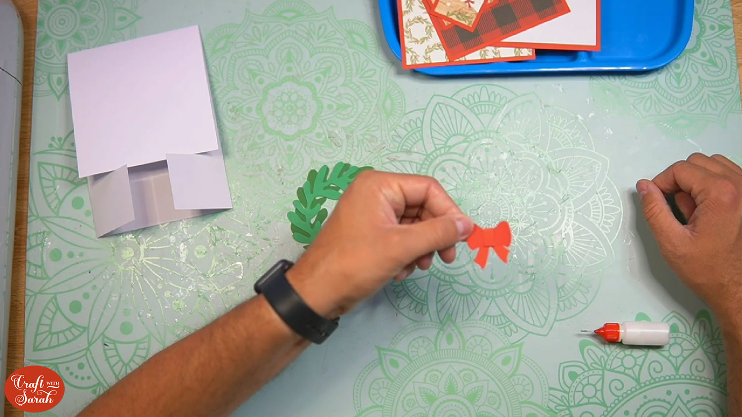 CCC 2023 Day 16 ☃️ Double Dutch Card - Craft with Sarah