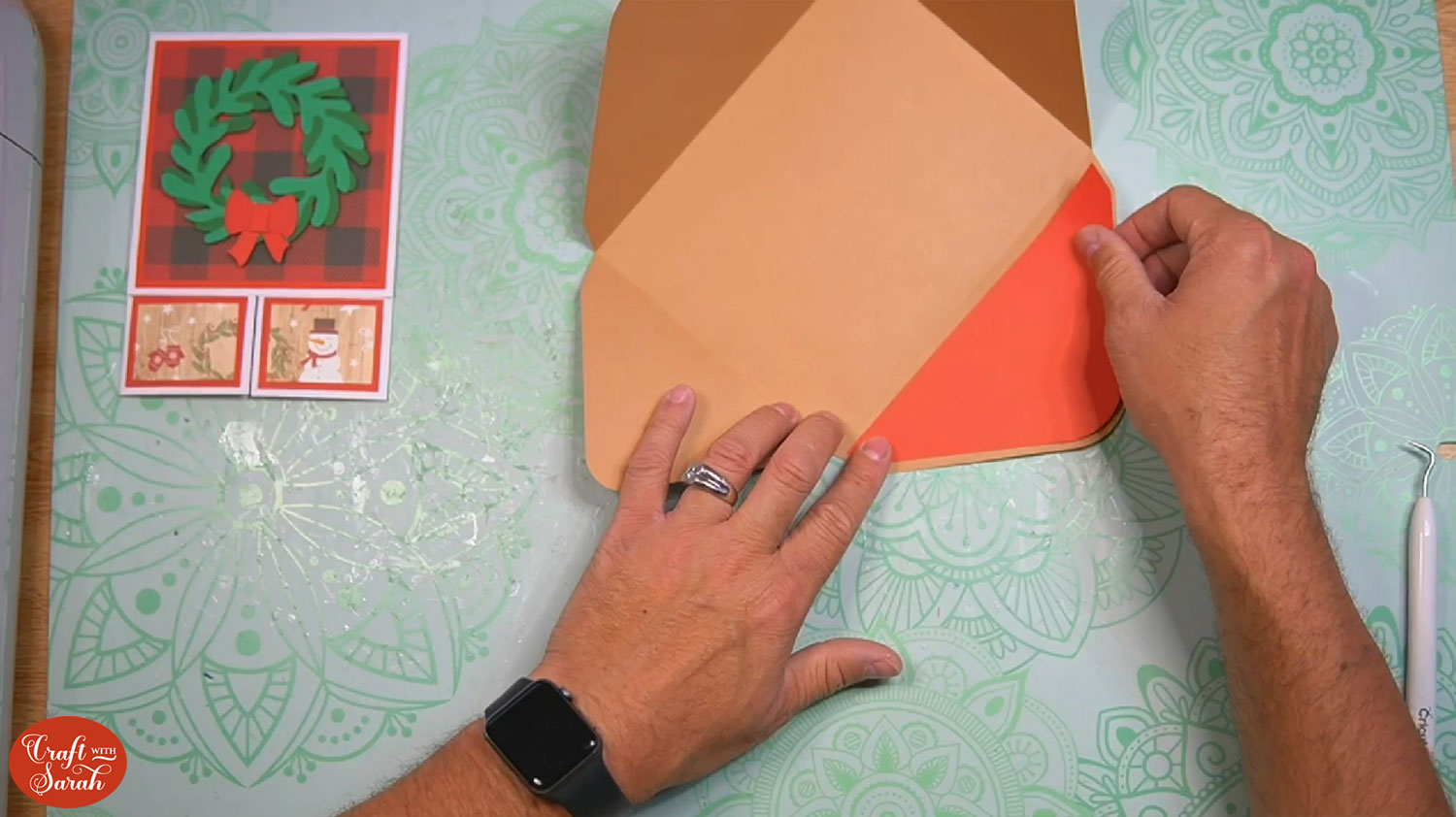 CCC 2023 Day 16 ☃️ Double Dutch Card - Craft with Sarah