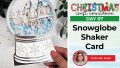 CCC 2023 Day 07 ☃️ Snowglobe Card with Print then Cut - Craft with Sarah