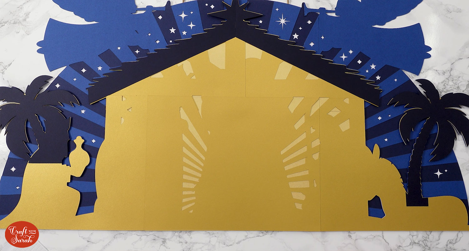 CCC 2023 Day 11 ☃️ Giant Nativity Sign - Craft with Sarah