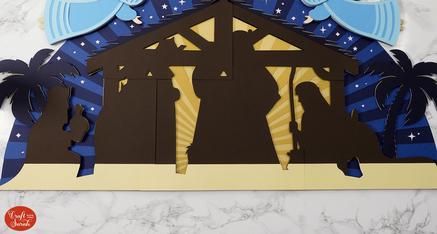 CCC 2023 Day 11 ☃️ Giant Nativity Sign - Craft with Sarah