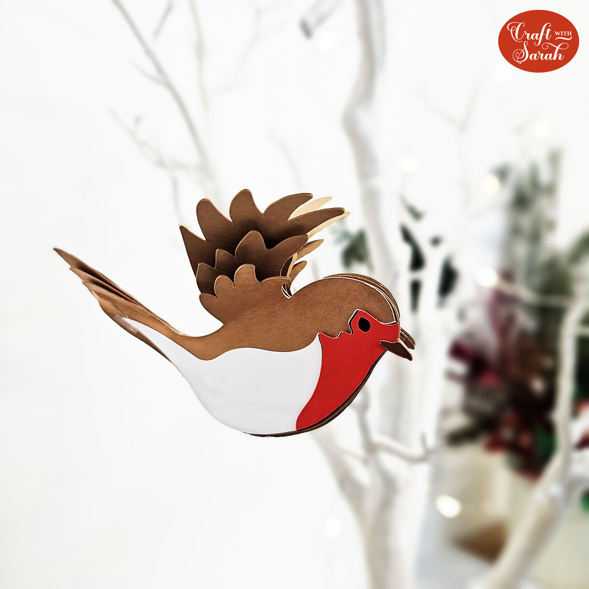 CCC 2023 Day 09 ☃️ Hanging Bird Decorations - Craft with Sarah