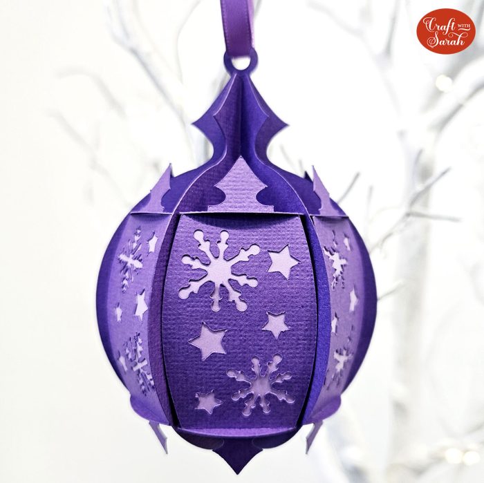 Slot-Together 3D Christmas Ornaments - Craft with Sarah