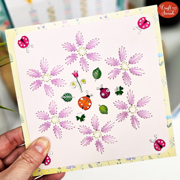 Card Stitching Patterns: Paper Embroidery on Cards! - Craft with Sarah