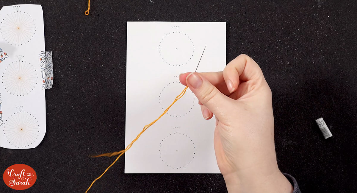 Card Stitching Patterns: Paper Embroidery on Cards! - Craft with Sarah
