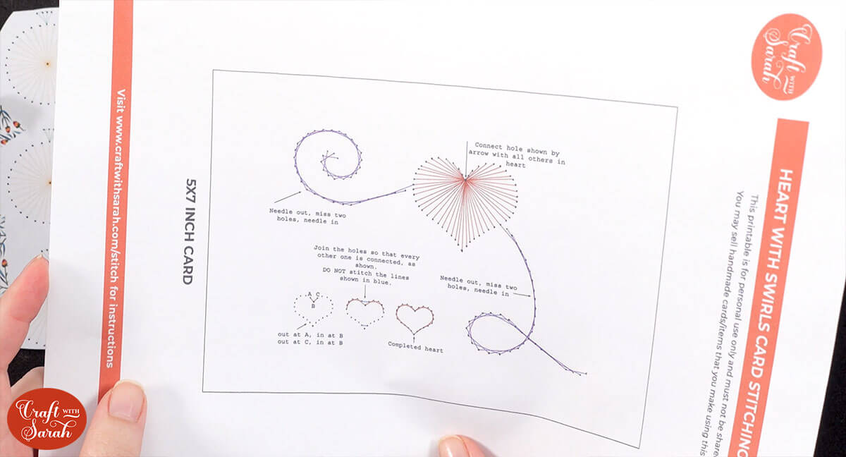 Card Stitching Patterns: Paper Embroidery on Cards! - Craft with Sarah