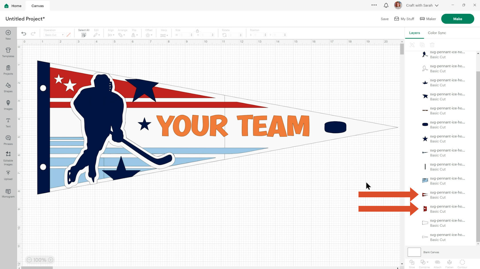 Homemade Sports Pennants 🏀 4 Different Designs! - Craft with Sarah