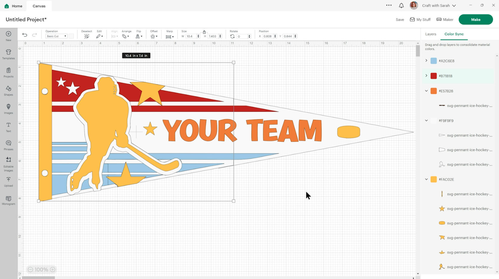 Homemade Sports Pennants 🏀 4 Different Designs! - Craft with Sarah