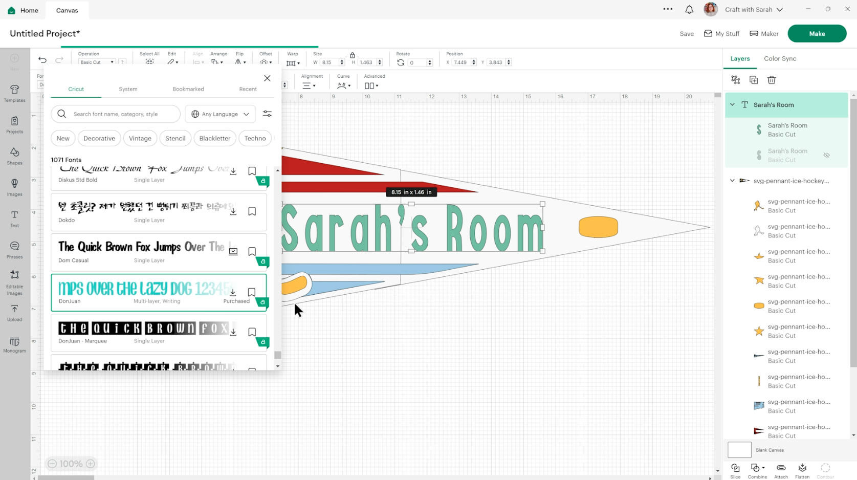 Homemade Sports Pennants 🏀 4 Different Designs! - Craft with Sarah