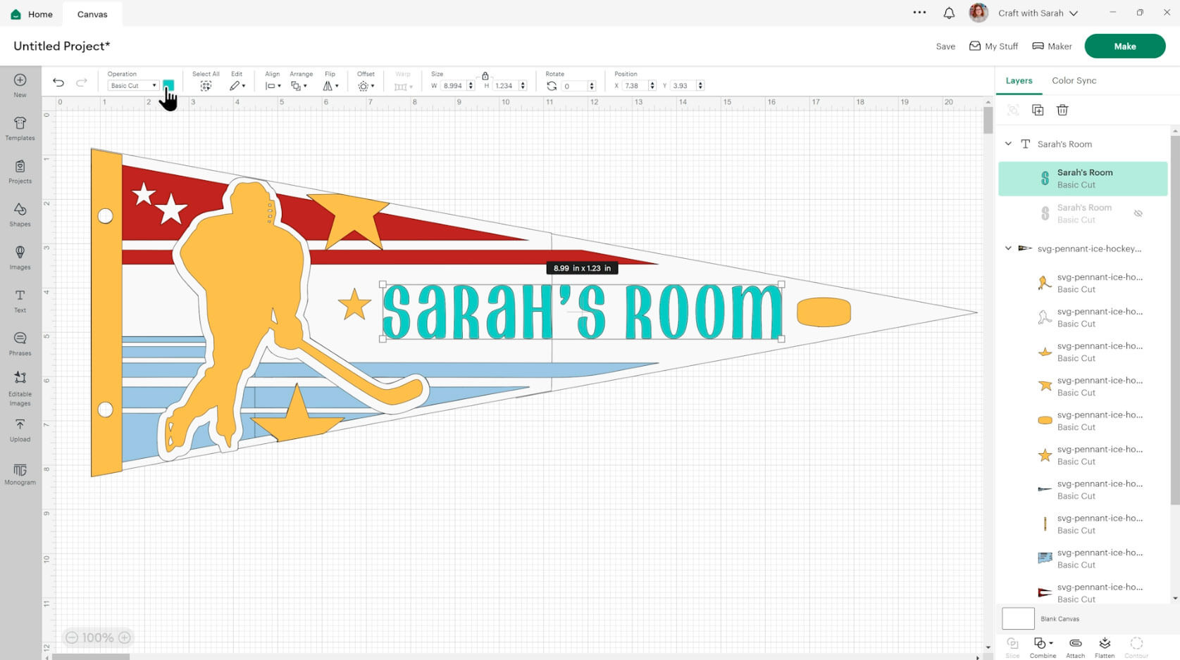 Homemade Sports Pennants 🏀 4 Different Designs! - Craft with Sarah