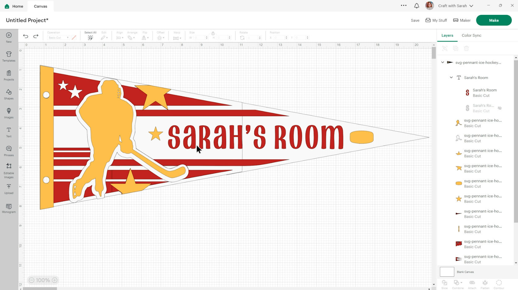 Homemade Sports Pennants 🏀 4 Different Designs! - Craft with Sarah