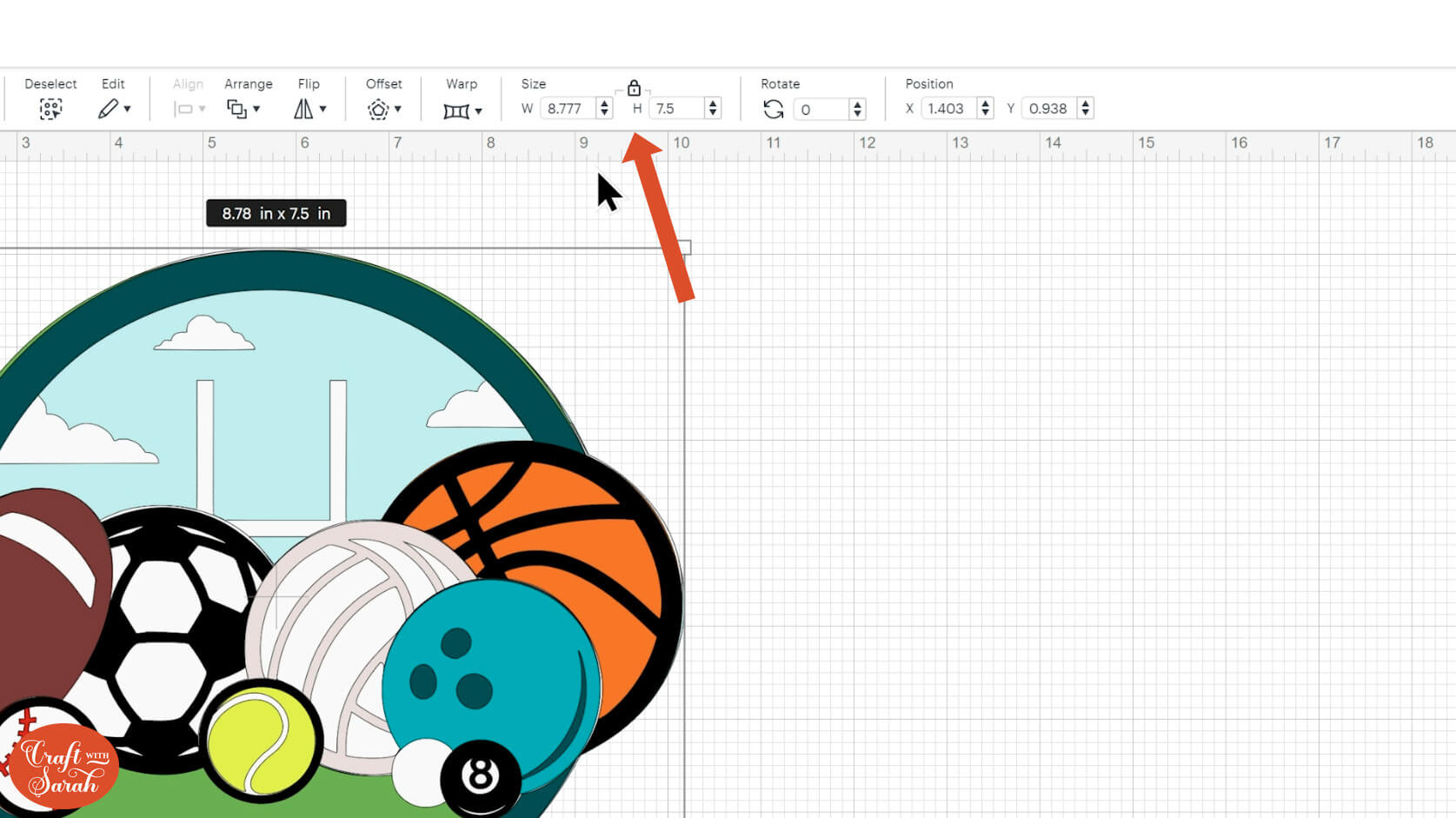 Free Sports Balls SVG ⚽🏈⚾️ + 50 Sports Craft Ideas - Craft with Sarah