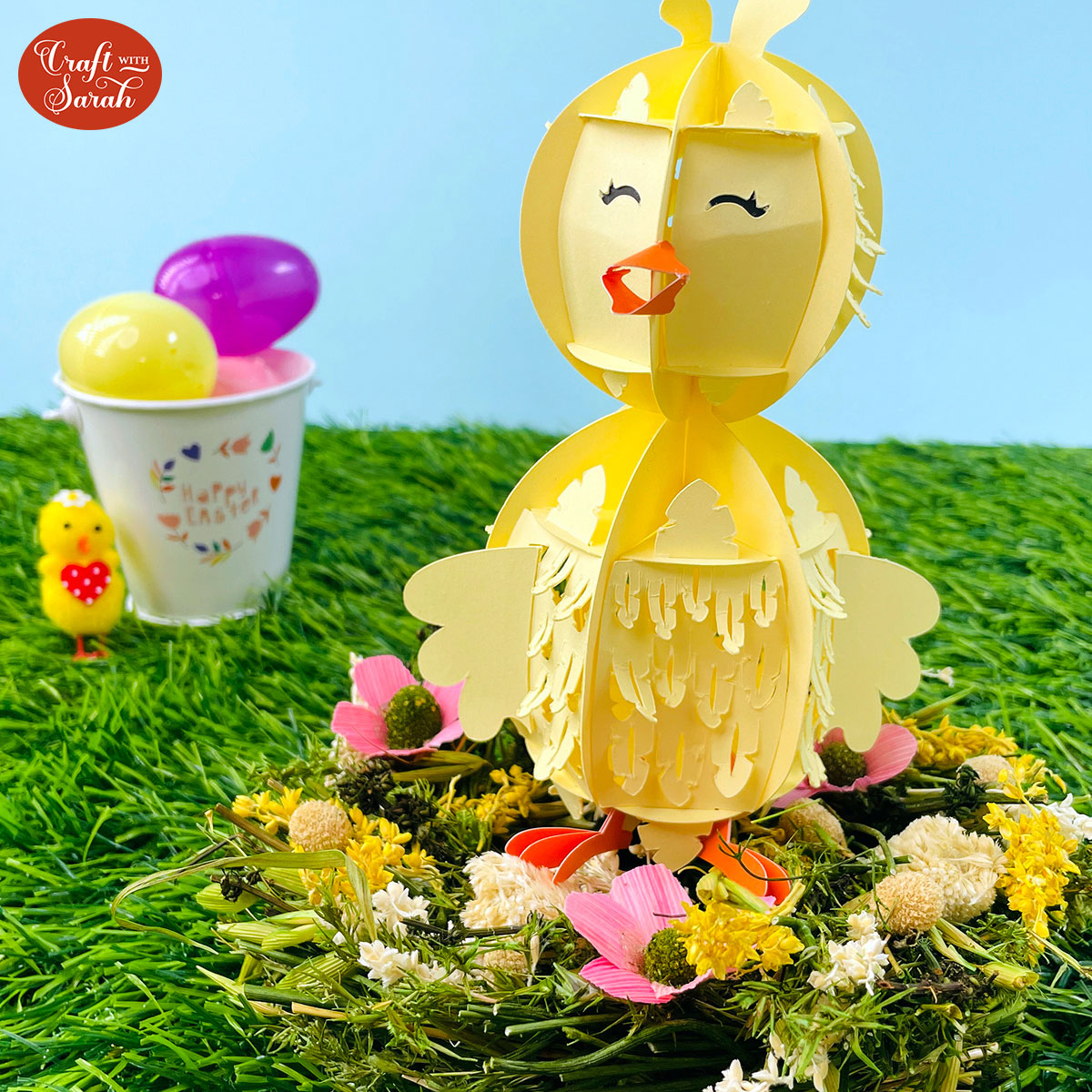 3D Easter Chicks and Ducklings 🐥 Adorable Cricut Easter Crafts - Craft ...