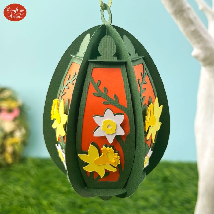 3D Easter Eggs 🌷 Slot-Together Easter Cricut Craft - Craft with Sarah