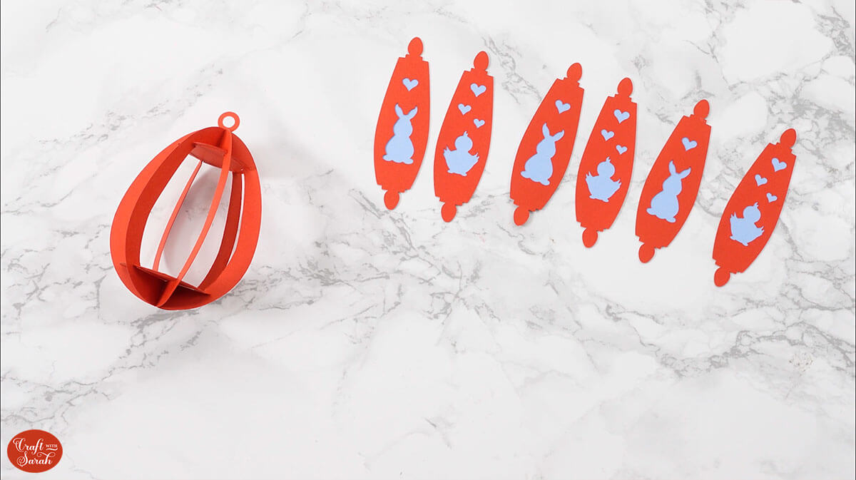 3D Easter Eggs 🌷 Slot-Together Easter Cricut Craft - Craft with Sarah