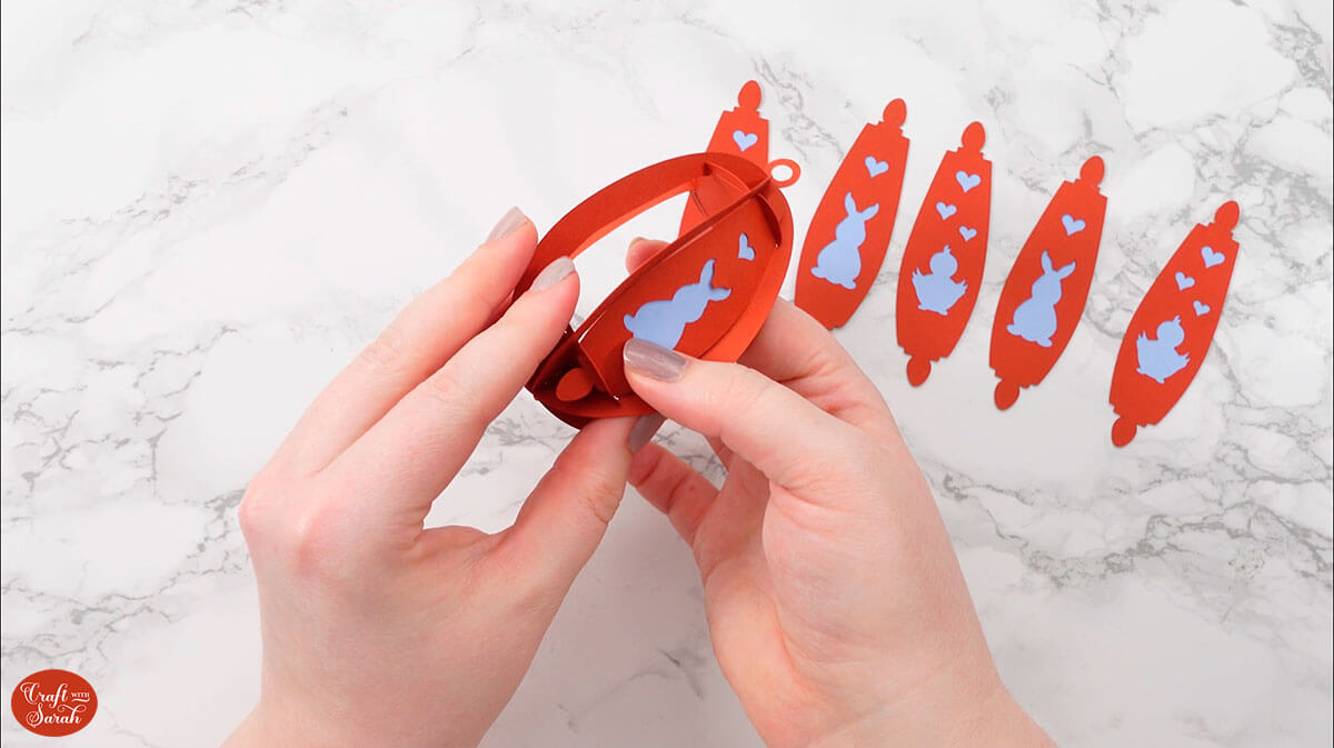 3D Easter Eggs 🌷 Slot-Together Easter Cricut Craft - Craft with Sarah