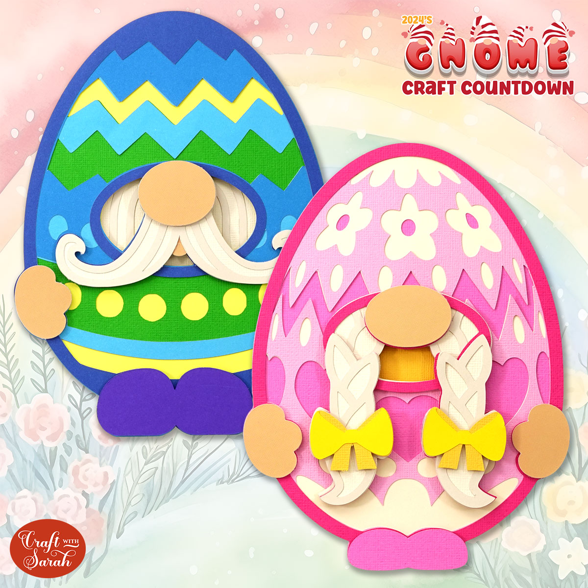 Gnome Craft Countdown 2024 - Craft with Sarah