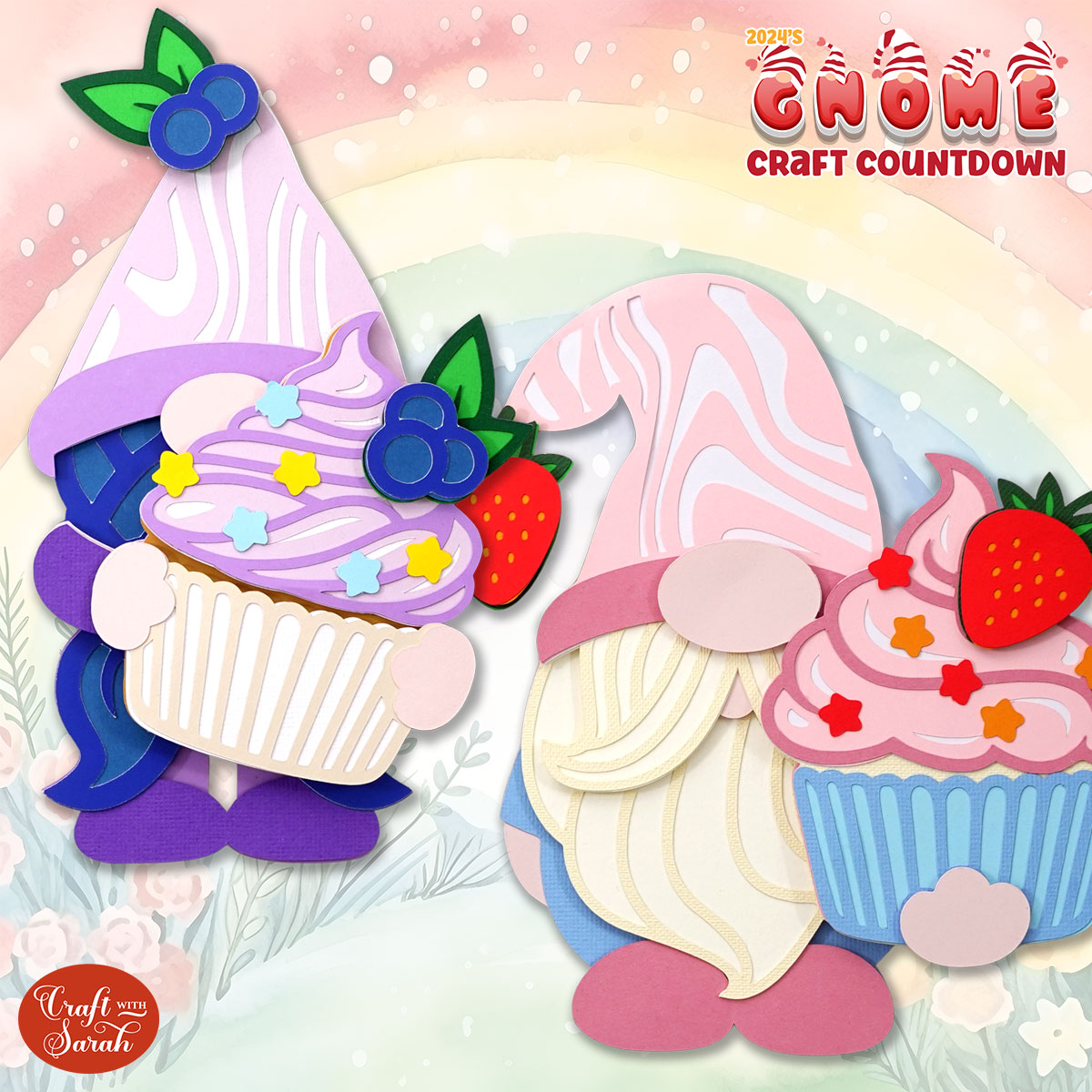 Gnome Craft Countdown 2024 - Craft with Sarah