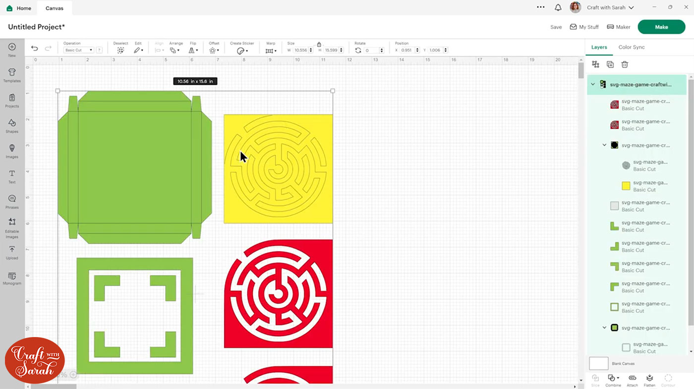 DIY Maze Puzzle Game 🤩 Make A Ball Bearing Maze Game - Craft with Sarah