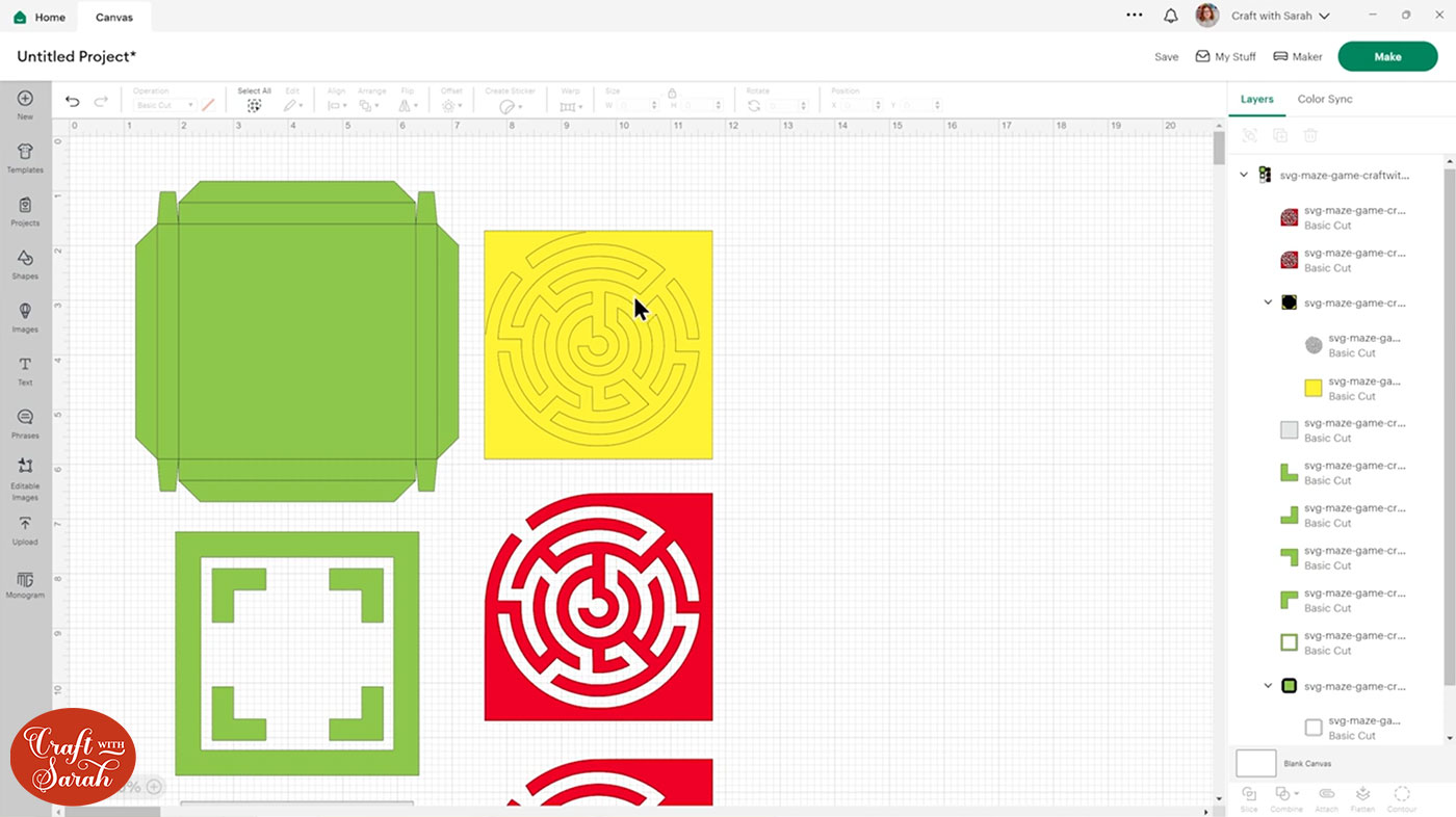 DIY Maze Puzzle Game 🤩 Make A Ball Bearing Maze Game - Craft with Sarah