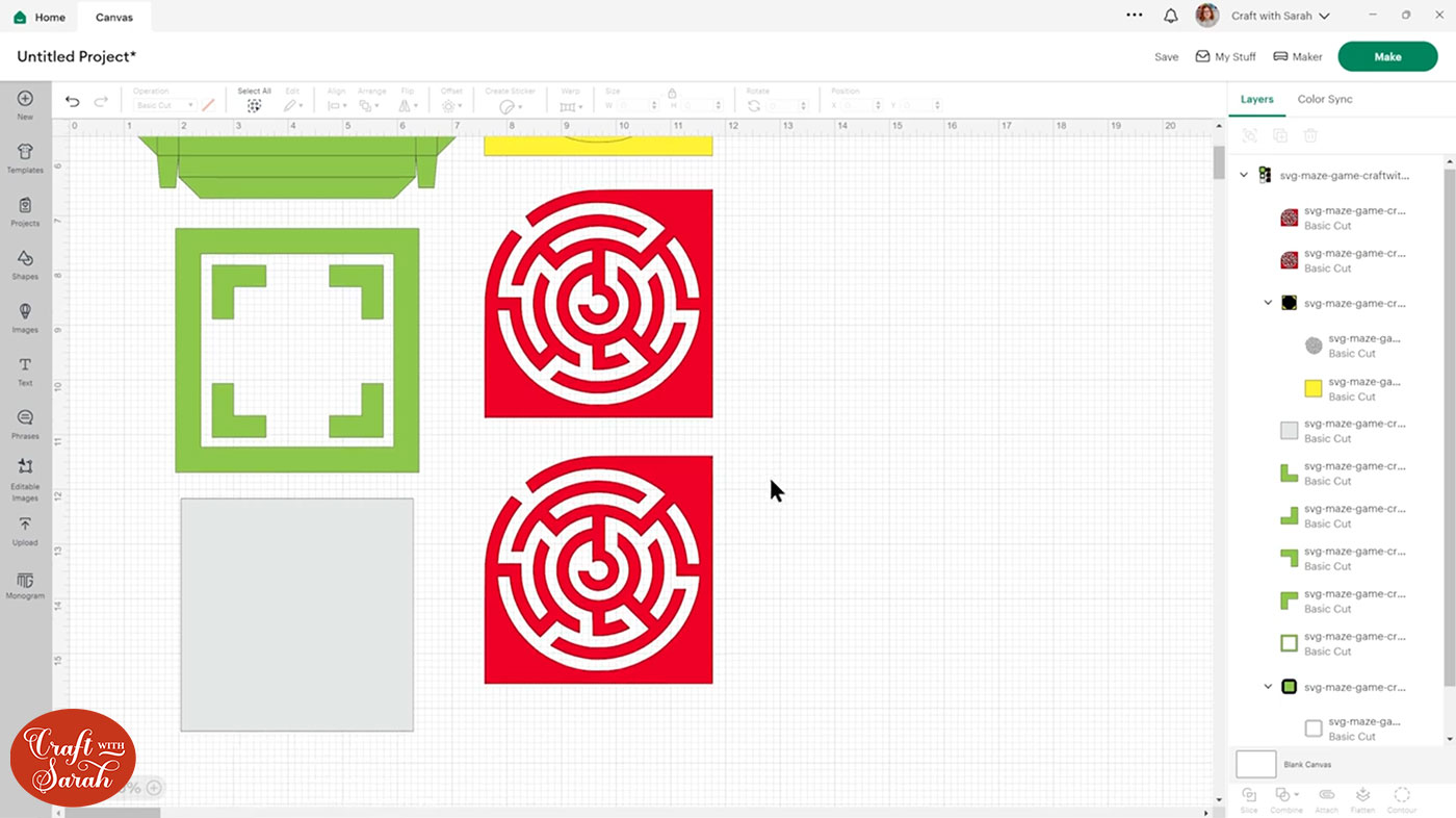 DIY Maze Puzzle Game 🤩 Make A Ball Bearing Maze Game - Craft with Sarah
