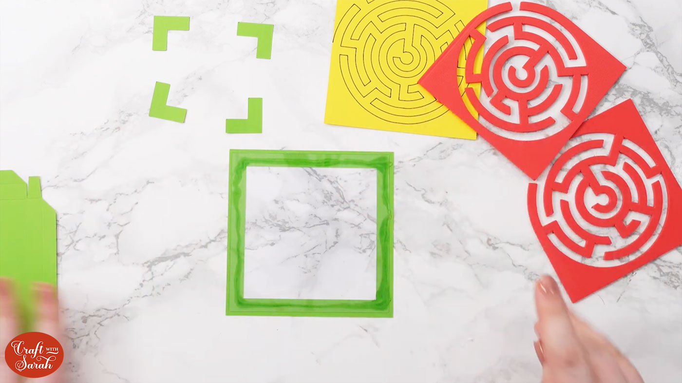 DIY Maze Puzzle Game 🤩 Make A Ball Bearing Maze Game - Craft with Sarah