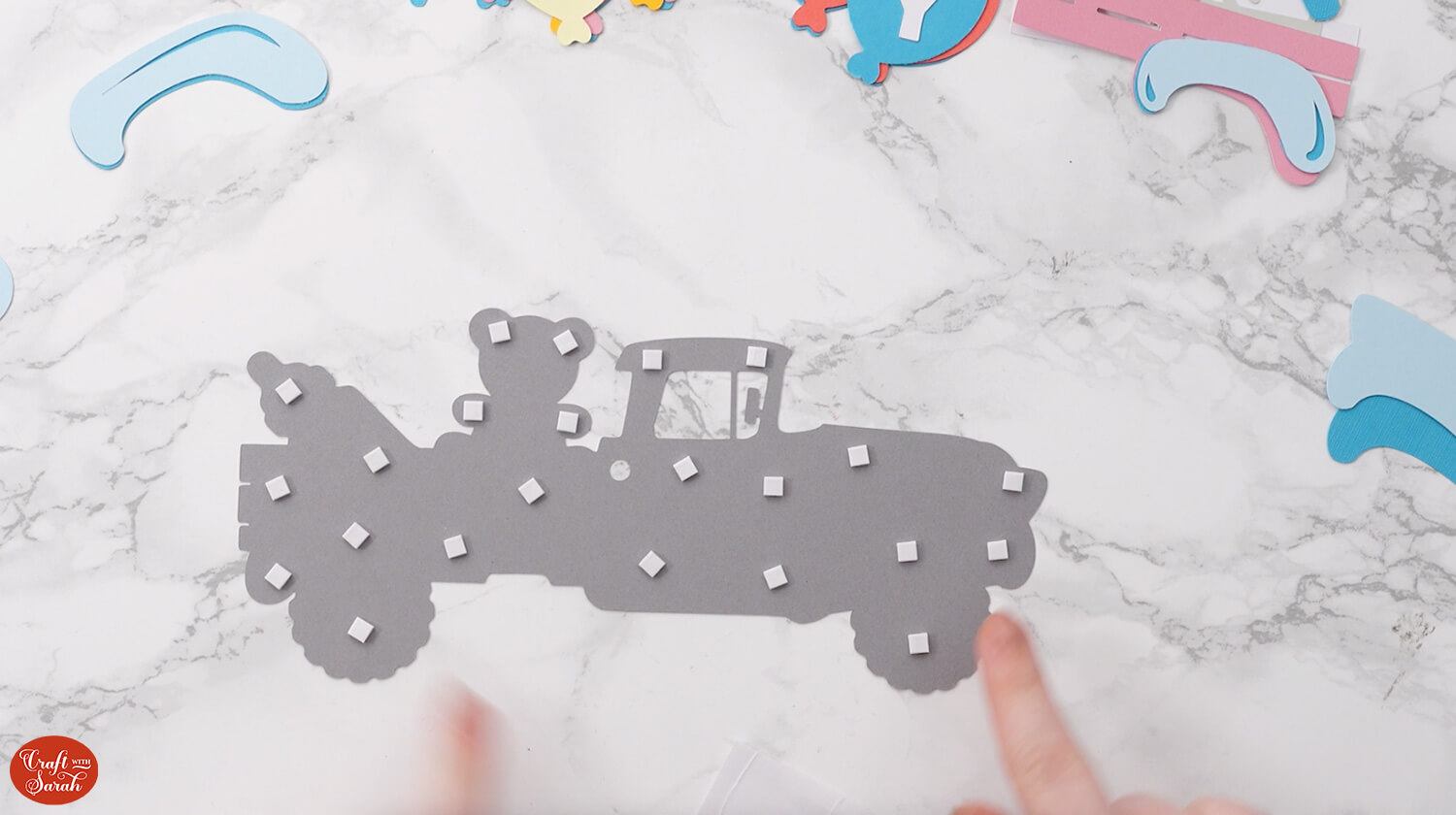 New Baby Truck Free SVG 👶 Easy Cricut Baby Project - Craft with Sarah