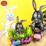 3D Easter Bunny Craft 🐰 Make an Easter Rabbit from Card! - Craft with Sarah
