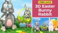 3D Easter Bunny Craft 🐰 Make an Easter Rabbit from Card! - Craft with Sarah