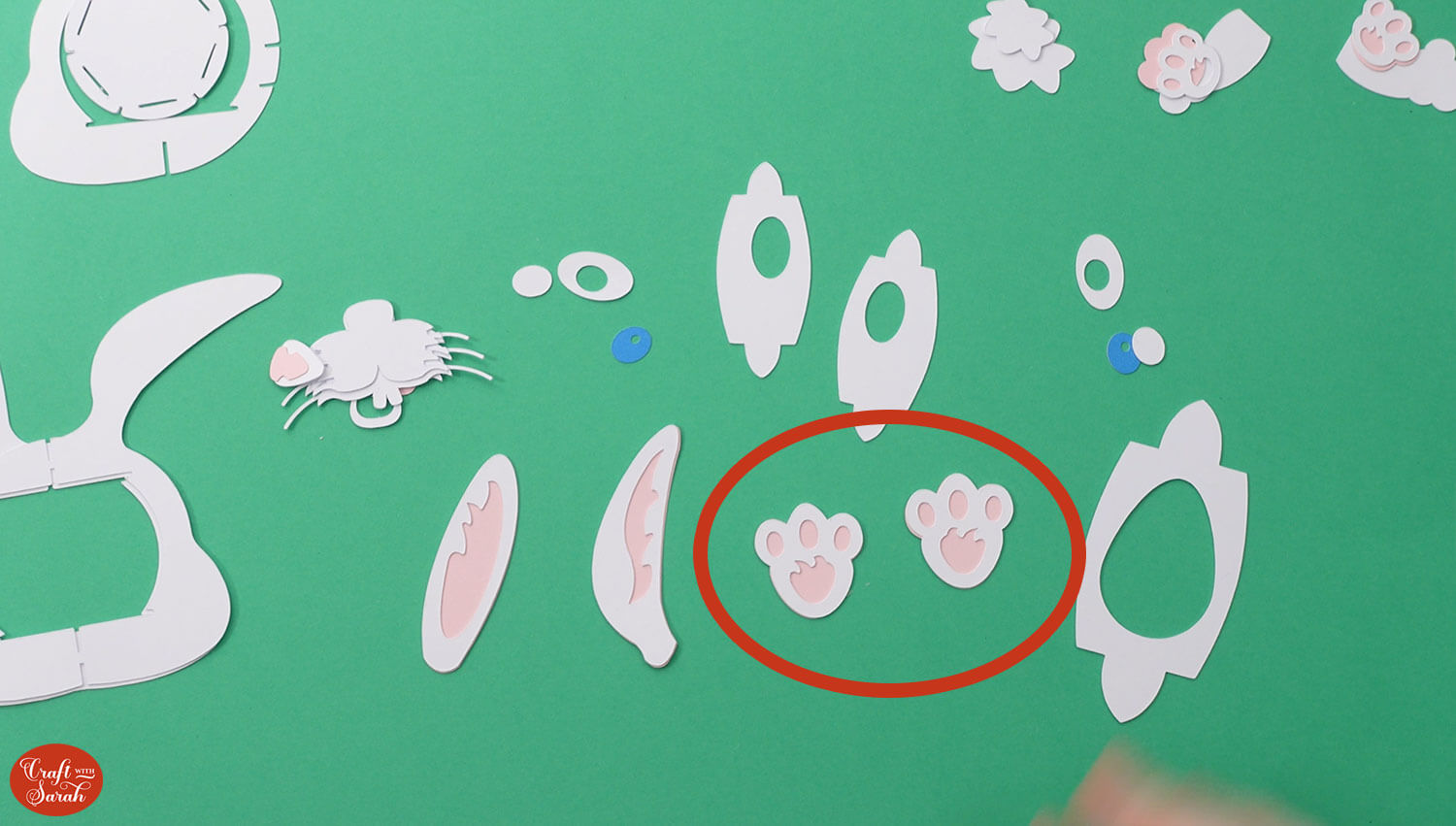 3D Easter Bunny Craft 🐰 Make an Easter Rabbit from Card! - Craft with Sarah