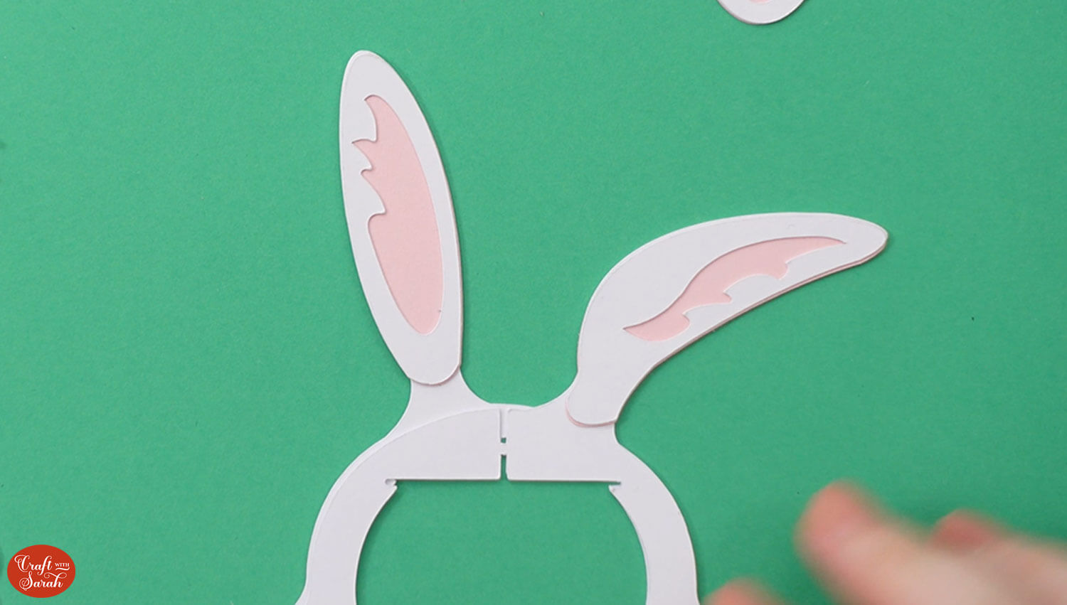 3D Easter Bunny Craft 🐰 Make an Easter Rabbit from Card! - Craft with Sarah
