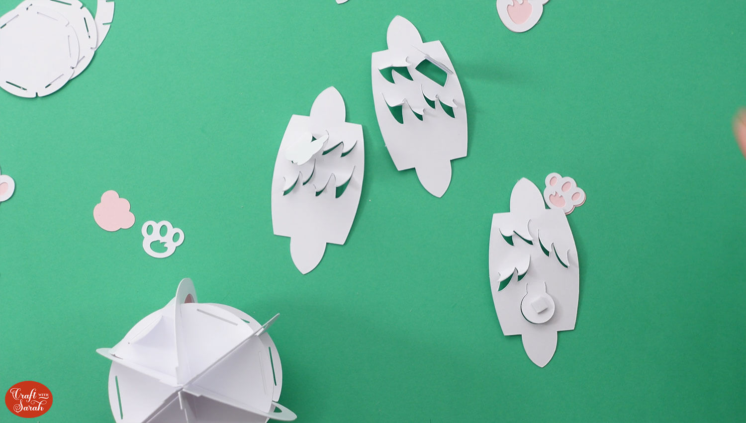 3D Easter Bunny Craft 🐰 Make an Easter Rabbit from Card! - Craft with Sarah