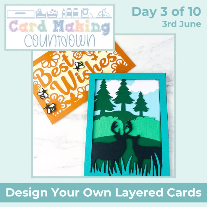 CMC 2024 Day 03 ️ Design Your Own Layered Cards - Craft with Sarah