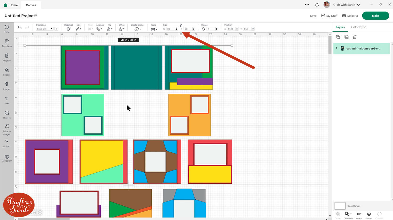 CMC 2024 Day 06 ️ Mini Album Card - Craft with Sarah