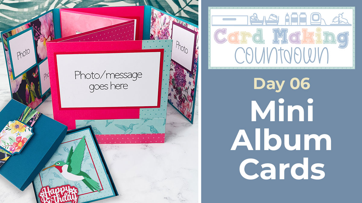 CMC 2024 Day 06 ️ Mini Album Card - Craft with Sarah