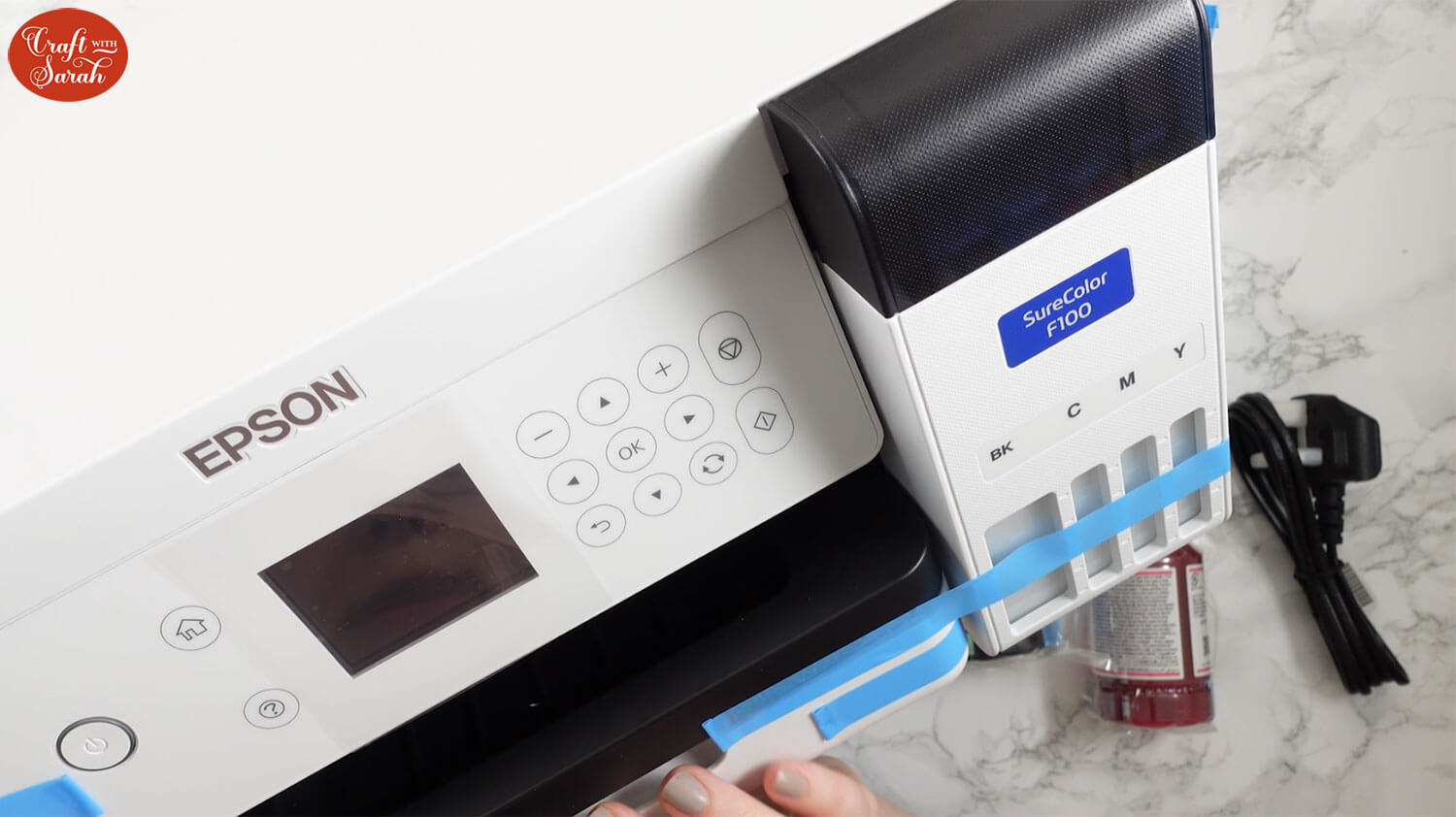 Epson Surecolor F100 Setup 🖨️ A4 Sublimation Printer for Beginners ...