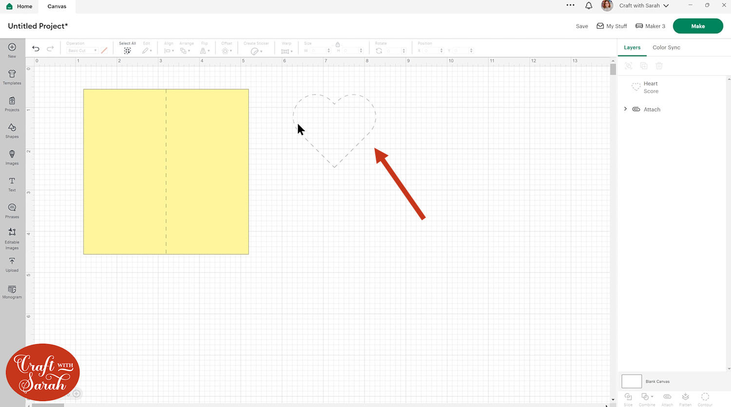 Cricut Scoring Tutorial ️ How to Score - even on the JOY!! - Craft with ...