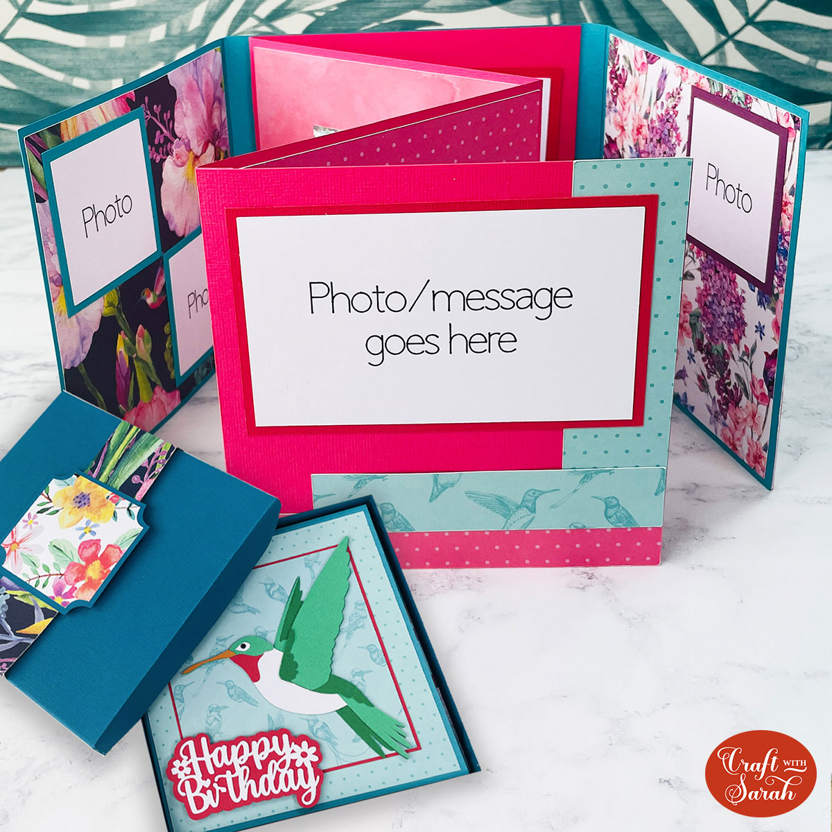 CMC 2024 Day 06 ️ Mini Album Card - Craft with Sarah