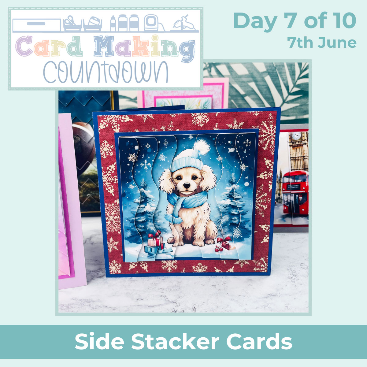CMC 2024 Day 07 ️ Side Stacker Cards - Craft with Sarah