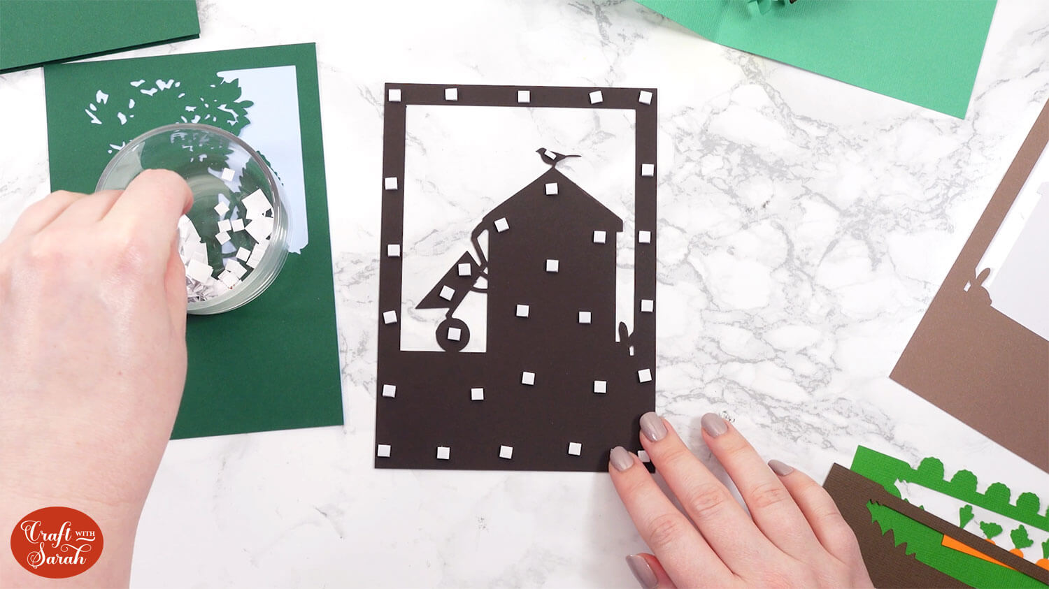 FCC 2024 Day 02: Allotment Popout Card - Craft with Sarah