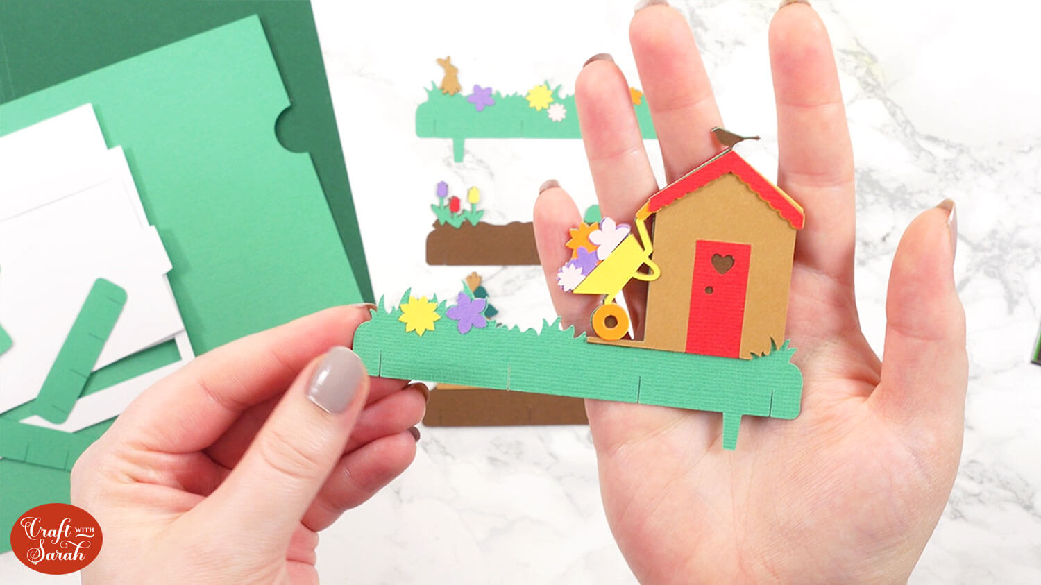 FCC 2024 Day 02: Allotment Popout Card - Craft with Sarah