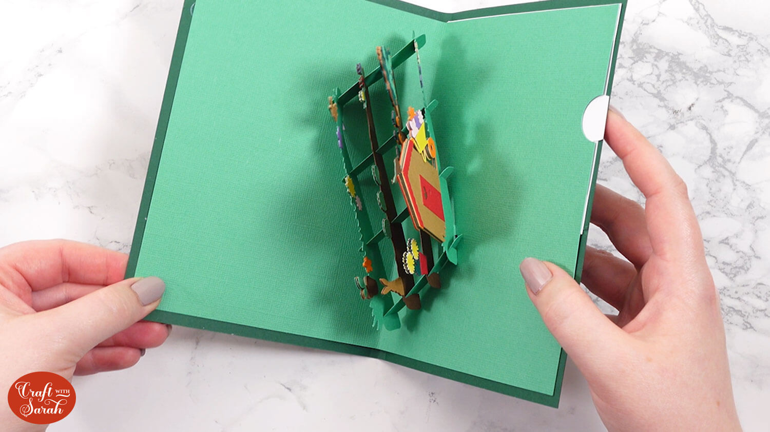 FCC 2024 Day 02: Allotment Popout Card - Craft with Sarah